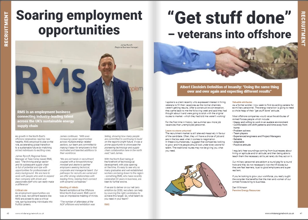 Soaring Employment Opportunities - RMS Recruitment & HR Specialists