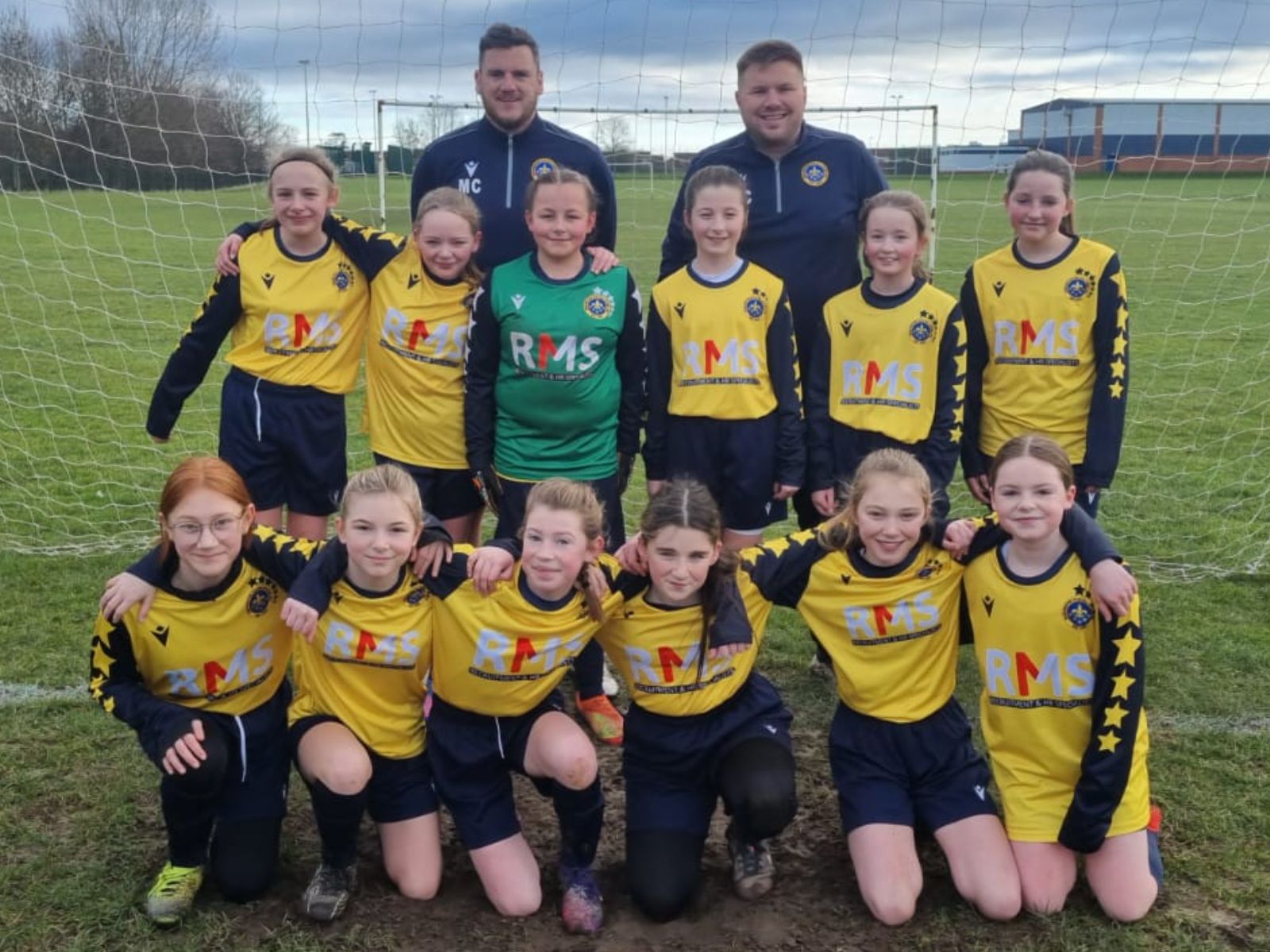 Proud to sponsor local girls football - RMS Recruitment & HR Specialists